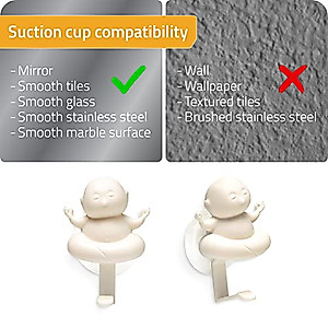 PELEG DESIGN Yogi Sponge Holder, Cute Plastic Sponge Holder for Kitchen Sink with Suction Cup,Dish Sponge Caddy Holder,Dries All Types of Sponges - Sponge Included