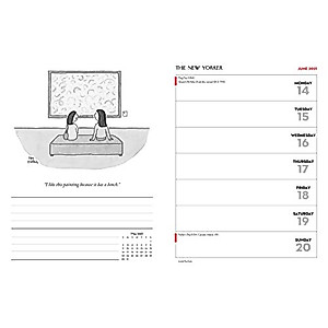 Cartoons from The New Yorker 16-Month 2020-2021 Weekly Planner Calendar