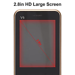 Hilitand 2G Cell Phone for Seniors, 2.8in 32MB+32MB Memory Unlocked Phone, Unlocked Senior Basic Phone with Four SIM Cards, 2000mAh Battery, with Flashlight and Speaker, 3.5mm Headphone Jack(Gold)