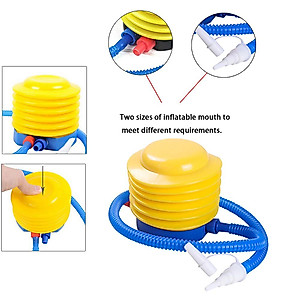 Foot Pump - Sports Inflatable Pump for Inflatables, Yoga, Bed, Mattress, Inflatable Boat, Exercise Ball, Balloon, Balls, Swimming Ring&Toys