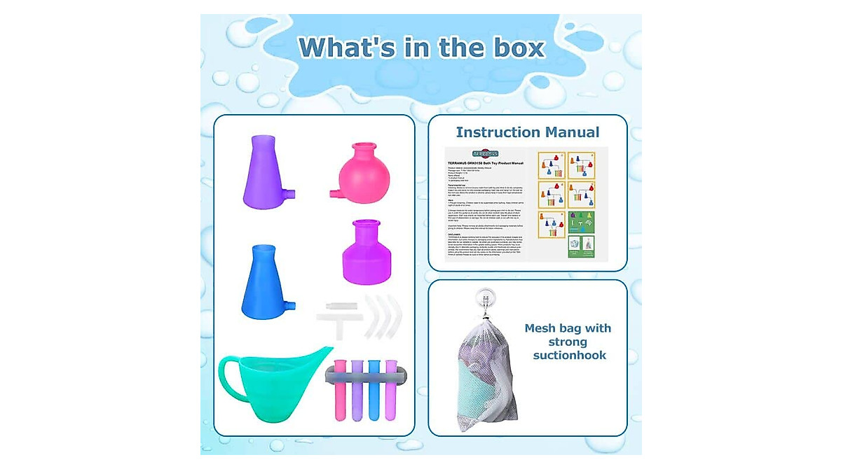 Color Changing Bath Toys for Kids - Perfect STEM Gift