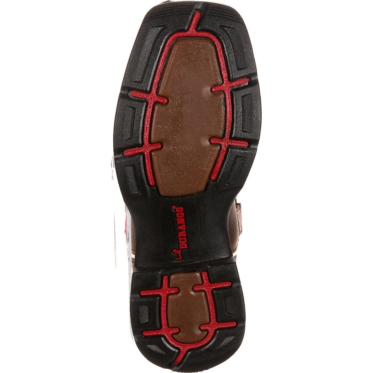 Durango unisex child Lil' Rebel Western Boot, Brown/Pink, 3 Little Kid US