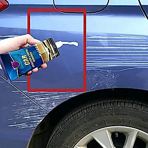 Car Scratch Remover Car Repair Polishing Scratch Removal Wax Scratch Repair Kit with Sponge 15ml, One-size