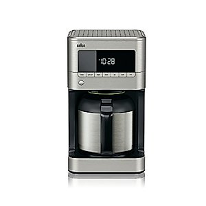 Braun KF7175 BrewSense Drip Coffee Maker with Thermal Carafe, 10 Cup