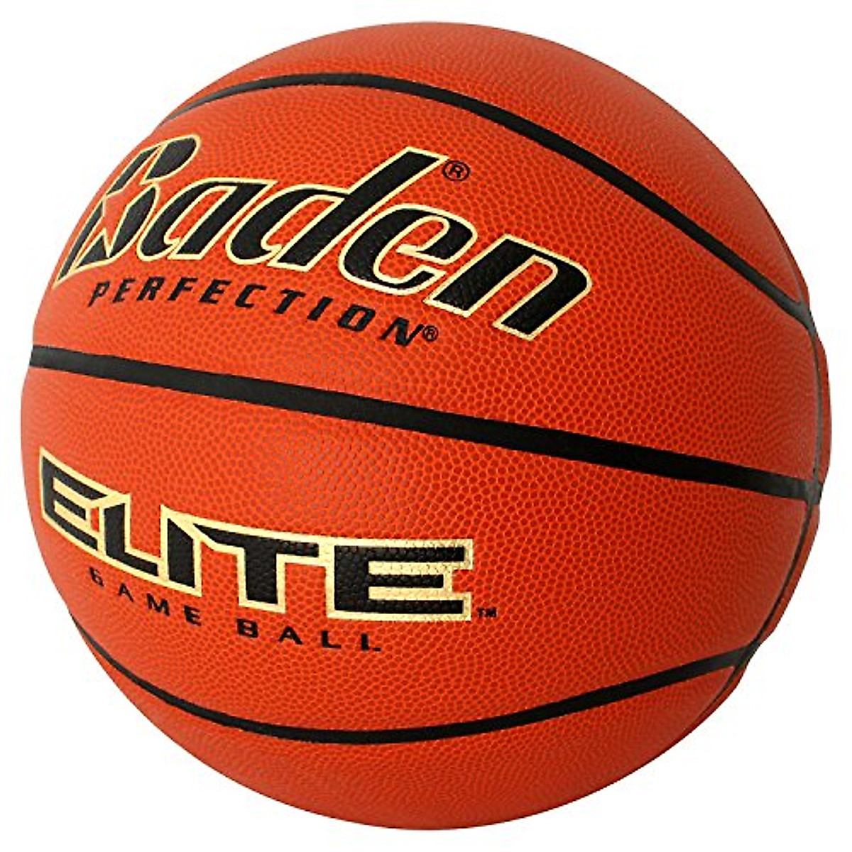 Baden Elite Indoor Game Composite Basketball, Official Size 6 & 7