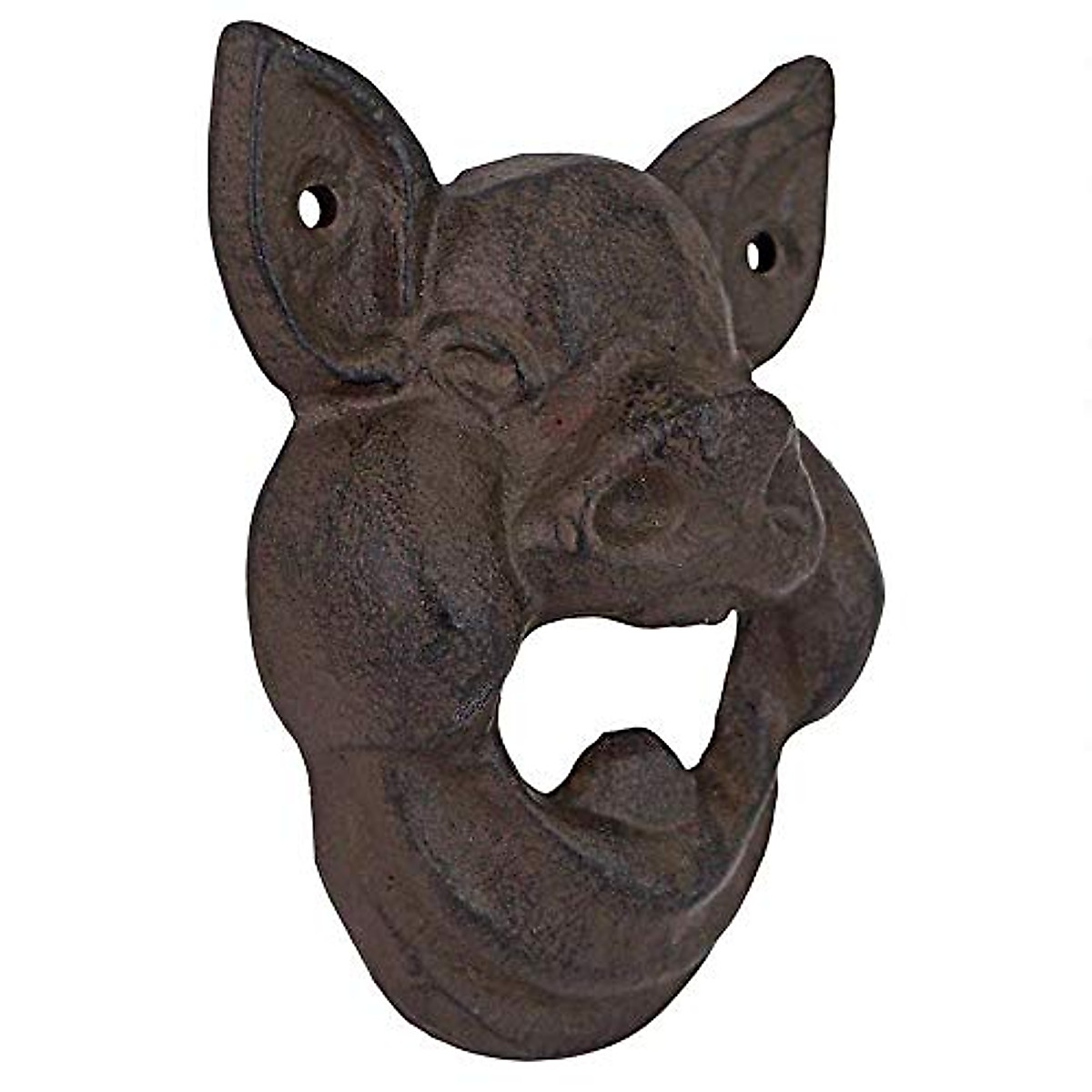 Design Toscano - QH14394 Design Toscano Divine Swine Pig Wall Mount Bottle Opener, 4.5 Inches, antique bronze