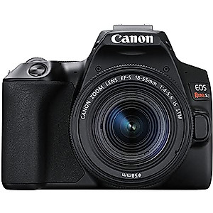 Camera EOS Rebel SL3 DSLR Camera with 18-55mm f/4-5.6 is STM Zoom Lens Bundle with 64GB Memory, Carrying Case, Card Reader + Photo Bundle
