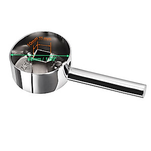 uxcell Faucet Lever Handle,40mm Cartridge Zinc Alloy Single Lever Handle Faucet Replacement