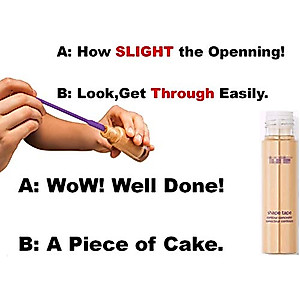 Mini Spatula Silicone Small for Makeup Spatula- Thin Jar Spatula ，for Thin Jar/Kitchen Bottles/Cosmetic Bottles 4Pack (Multicolor)