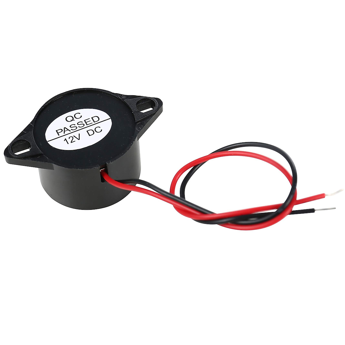 UHPPOTE 75dB Mechanical Buzzer Sounder with Leads 12VDC Continuous Beep for Access Control and Buzz-in Systems (Pack of 5)