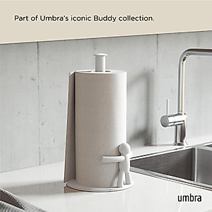 Umbra Buddy Paper Towel Holder, White
