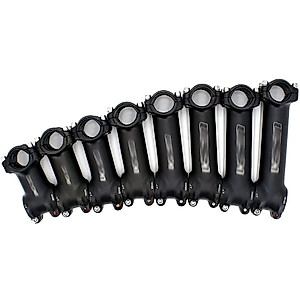 ZECHAO 25.4mm Mountain Bike Stem,Ultralight Handlebar Stem 7 Degree Mountain Road Bike Stem 60/70/80/90/100/110/120/130mm Bike Stem Bike Stem (Color : Black, Size : 25.4x130mm)