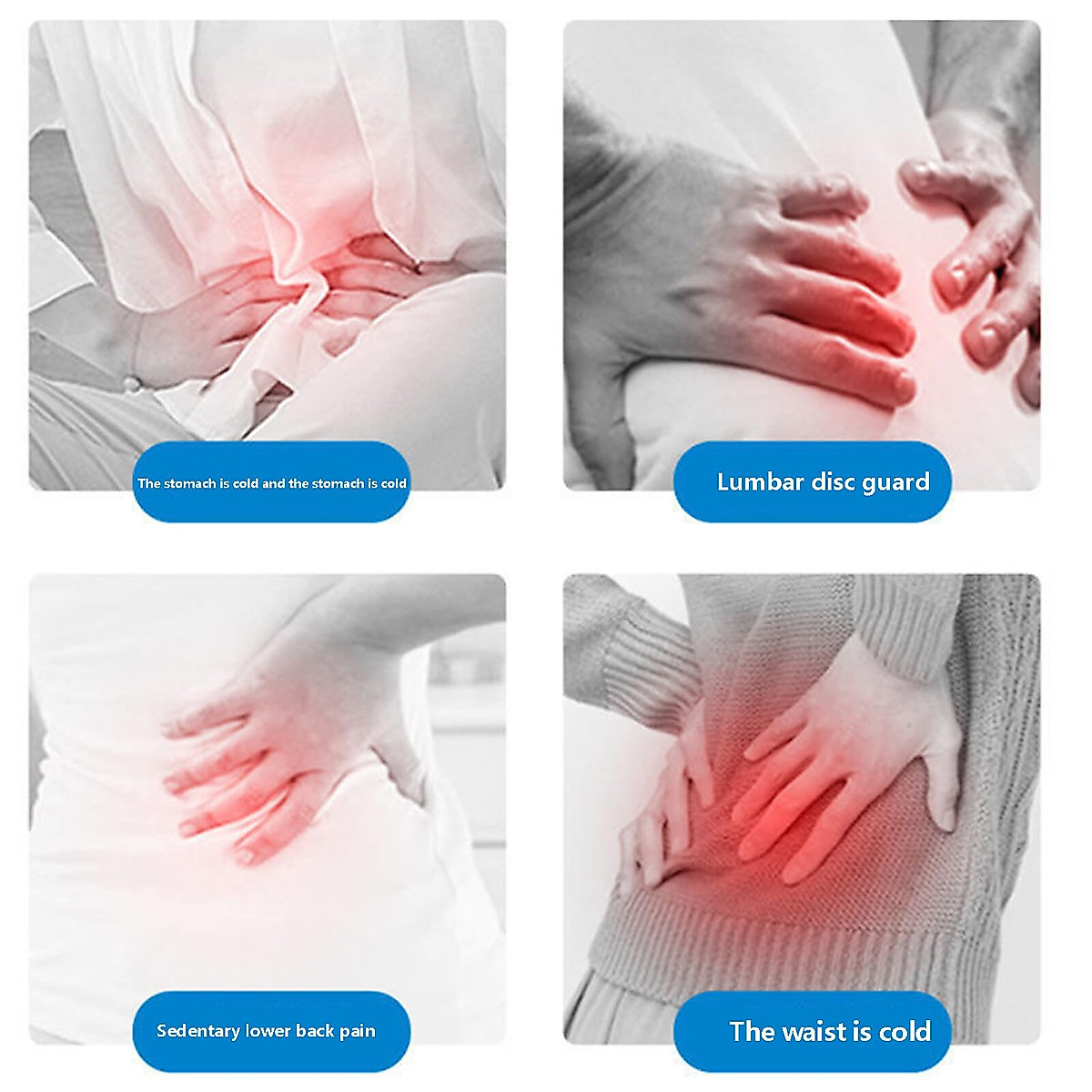 SunshineFace Back Support Belt Lower Back Support for Women and Men Breathable Adjustable Lumbar Support Pain Relief Back Brace for Lower Back Pain, Grey S