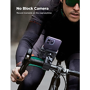 JOYROOM Motorcycle Bike Phone Mount Holder Bicycle Handlebar Cell Phone Mount - Stroller Scooter Phone for iPhone Samsung Galaxy 4.7''-7'' Cellphones - Motorcycle Mountain Bike Accessories