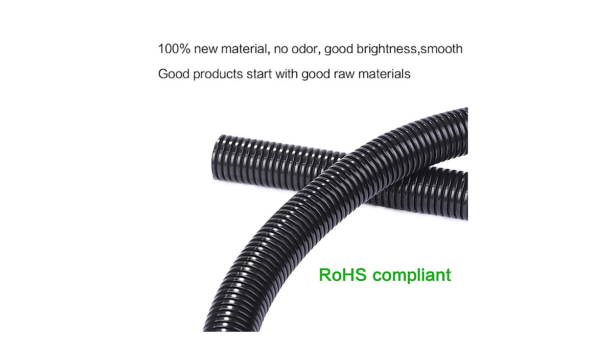 Alex Tech 25ft Wire Loom Tubing – Durable and Neat