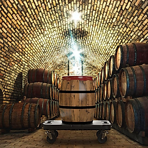 Goplus Moving Dolly, Heavy Duty Furniture Rolling Mover with 4 Wheels for Piano Heavy Items Appliance, Interlocking System, 660 lbs Weight Capacity, 19” x 11” (L x W) (1)