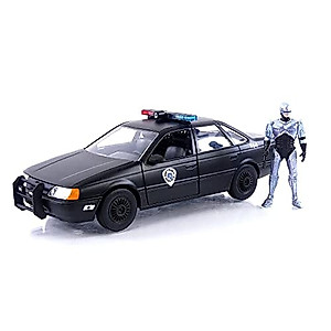 Robocop 35th Anniversary 1:24 OCP Ford Taurus Die-Cast Car & 2.75" Robocop Figure, Toys for Kids and Adults
