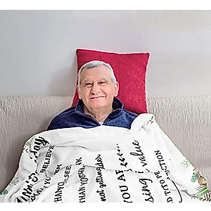 80th Birthday Gifts for Women/Men, Best 80th Birthday Gifts Ideas, Best Birthday Gifts for 80th, 80th Birthday Gifts for Dad/Mom, Happy 80th Birthday Gifts for Parents/Grandparents, Blanket 60X50in