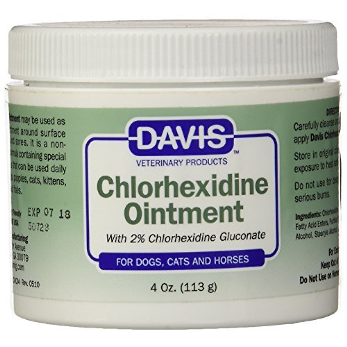 Davis 2% Chlorhexidine Ointment, 4 oz