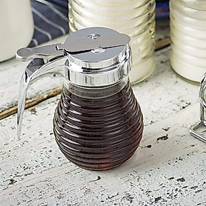 Tablecraft BH7 Syrup Server, 6 Oz, Clear
