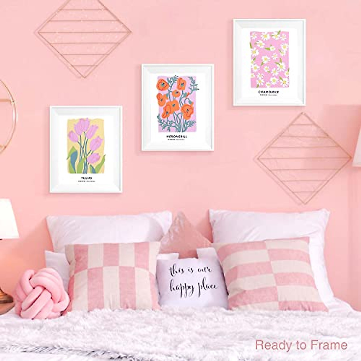 Flower Market Hanging Posters, Matisse Wall Art Paintings for Living Room Bedroom Decor, Nature Daisy Flower Prints 8x10inch Unframed