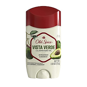 Old Spice Men's Antiperspirant & Deodorant Vista Verde Avocado Oil, 2.6oz (Pack of 3)