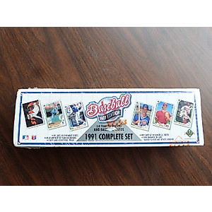 Upper Deck 1991 MLB Baseball Cards Complete Factory Set (800 Cards)
