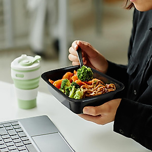 Comfy Package [Case of 150 24 oz. 1 Compartment Meal Prep Containers Reusable - Microwaveable, Dishwasher and Freezer Safe, BPA-Free, Portion Control and Convenience Food Storage with Lids, Stackable
