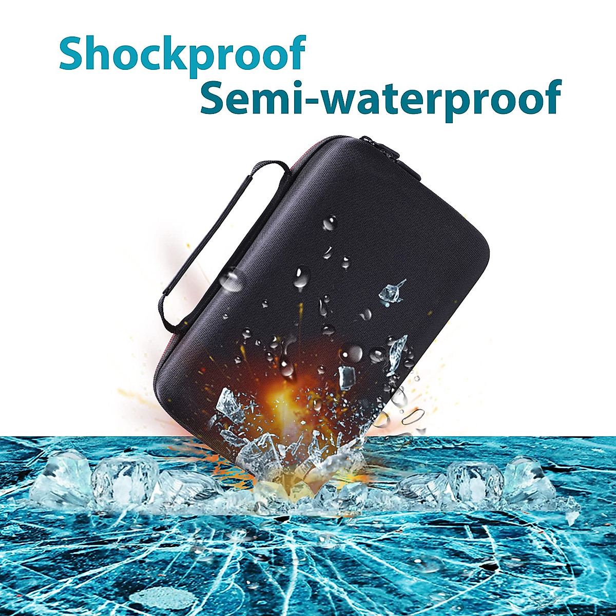 L LTGEM EVA Hard Storage Case for MAONO Audio Interface with DJ Mixer and Sound Card - Travel Protective Carrying Bag