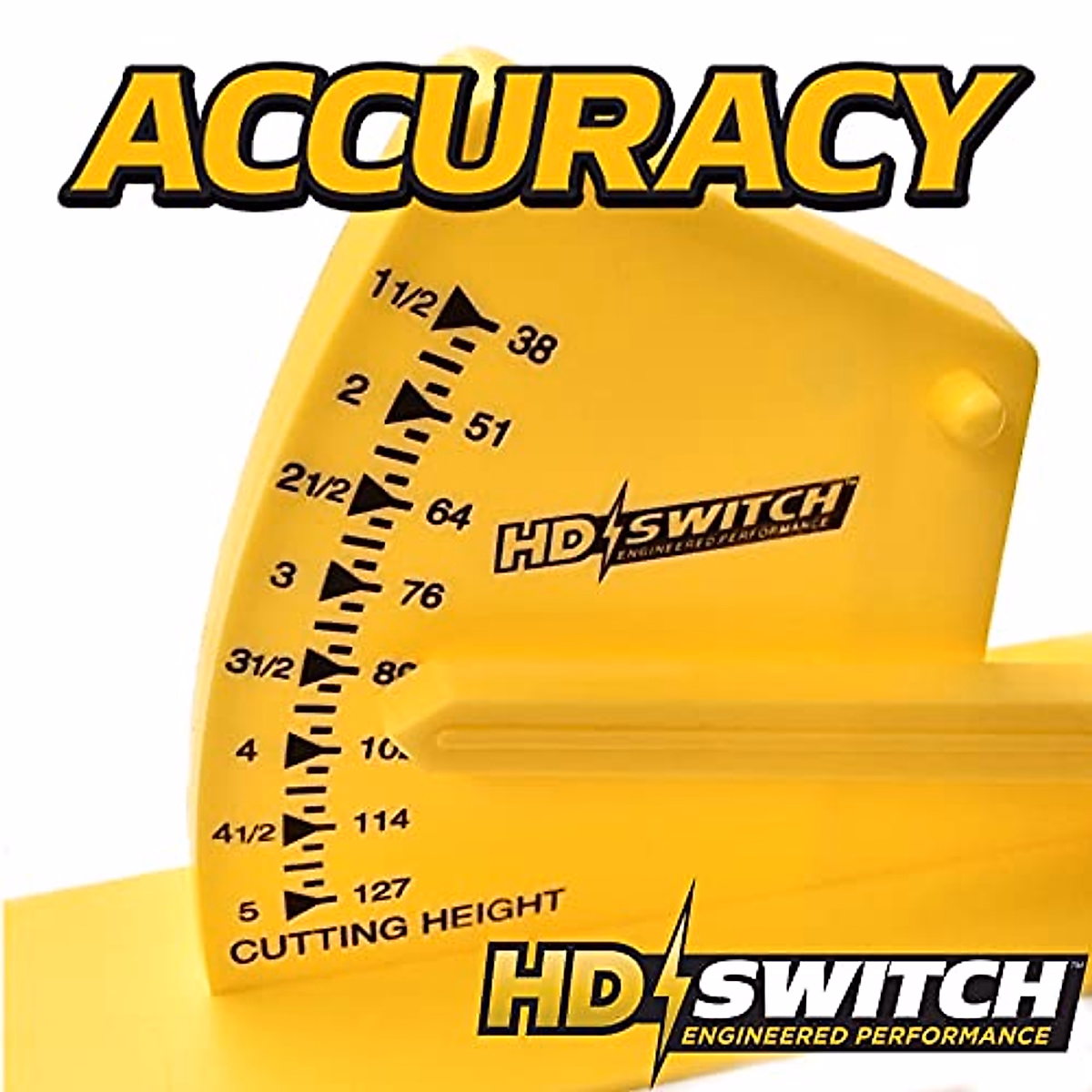 HD Switch - OEM Upgrade - Deck Blade Leveling Leveler Gage Gauge for John Deere Toro Exmark Scag Hustler Bad Boy Husqvarna Craftsman Dixon Troy-Bilt Lawn Mower Garden Tractors Zero Turn Lawnmowers