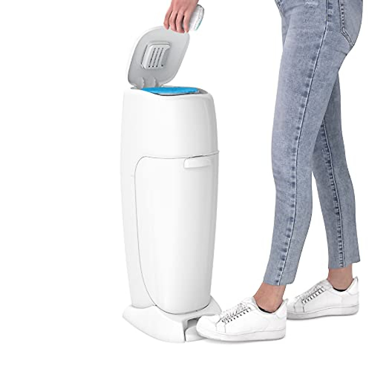 Diaper Genie Registry Gift Set | Includes Diaper Genie Complete Diaper Pail, 8 Refill Bags, 1 Carbon Filter | Perfect Starter Kit