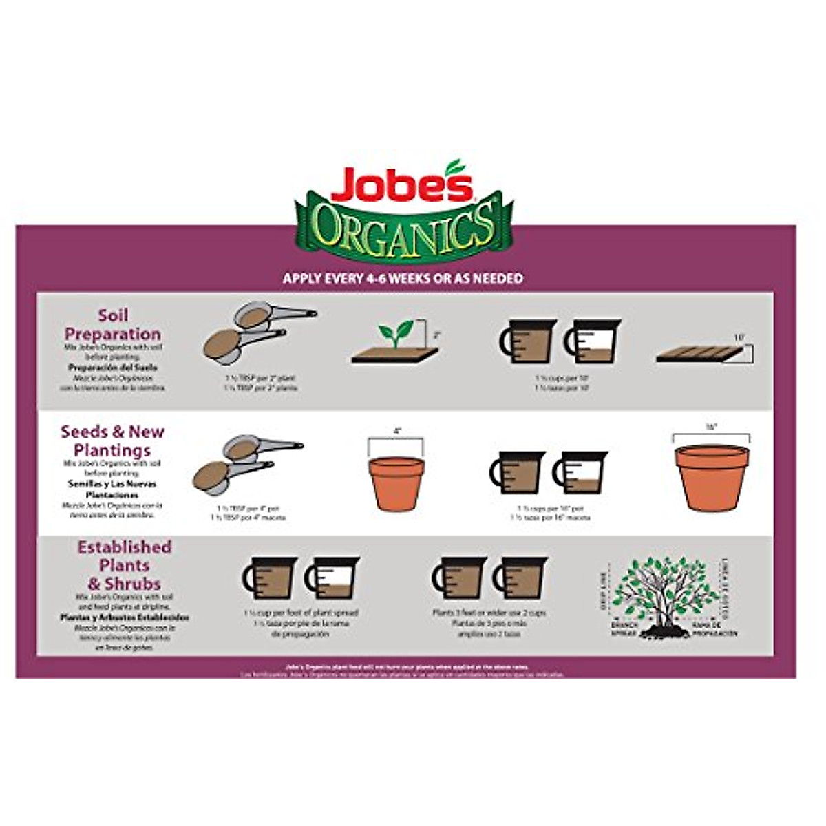 Jobe's 09426 Granular Plant Food Flower & Rose, 4lbs