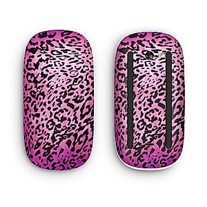 Design Skinz Hot Pink Cheetah Animal Print Vinyl Decal Compatible with The Apple Magic Mouse 2 (Wireless, Rechargable) with Multi-Touch Surface