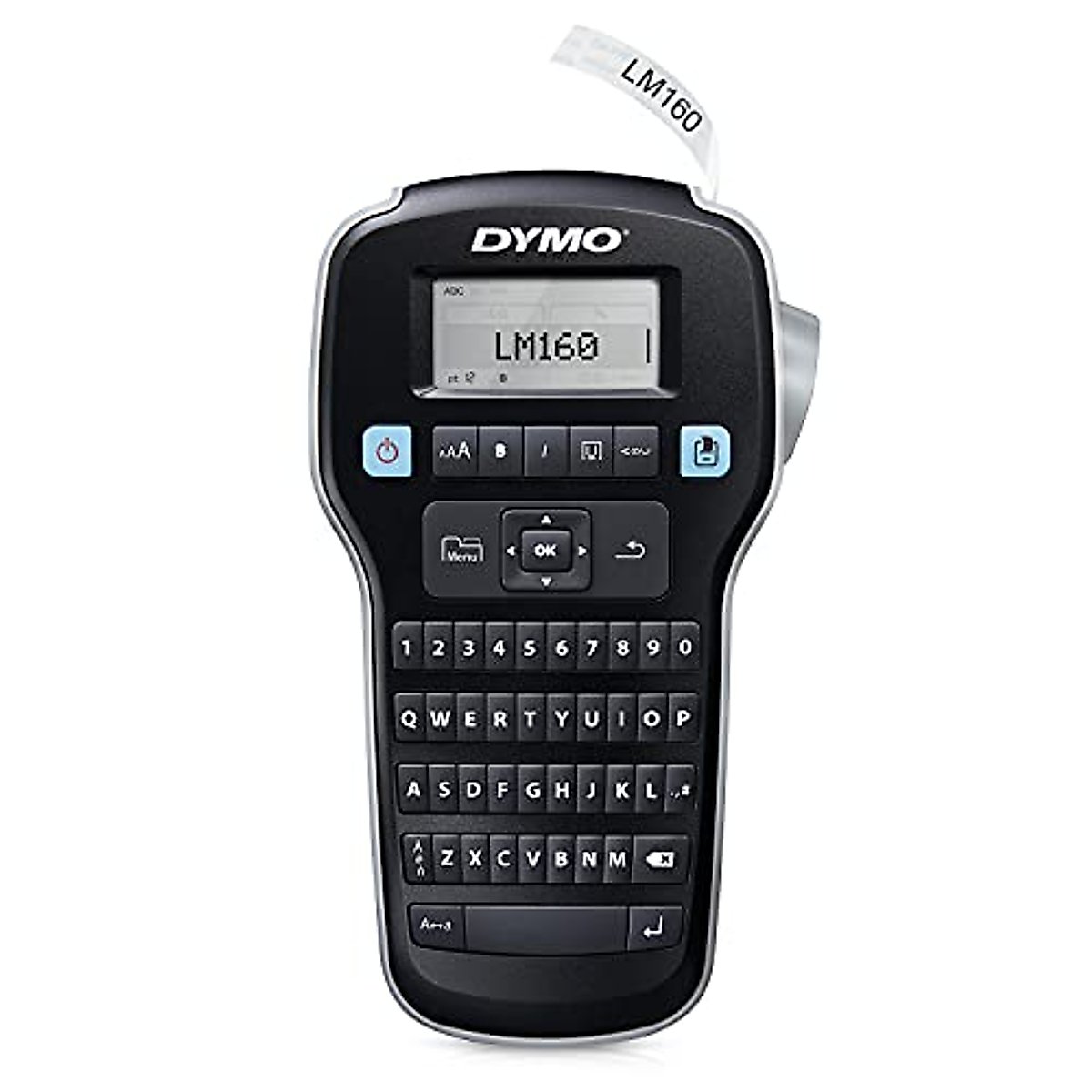 DYMO Label Maker with 3 D1 Label Tapes | LabelManager 160 Portable Label Maker, QWERTY Keyboard, One-Touch Smart Keys, Easy-to-Use, for Home & Office Organization