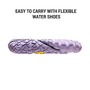 NORTIV 8 Unisex-Child Quick Dry Lightweight Barefoot Outdoor Athletic Water Sports Shoes, Dark/Blue/Purple - 12 Little Kid (Aqua-k1)