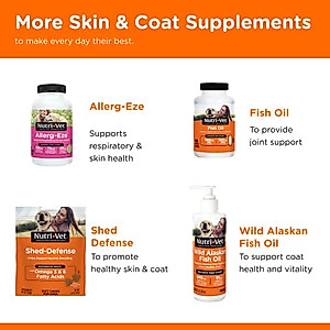 Nutri-Vet Brewer's Yeast and Garlic Chewable Tablets for Dogs - Veterinarian Formulated to Support the Immune System and a Healthy Skin & Coat - 500 Chewable Tablets