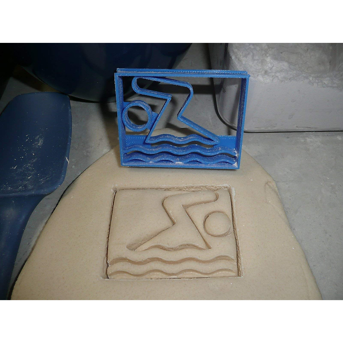SWIMMING SYMBOL SCHOOL POOL WATER SWIM SPORT ATHLETICS COOKIE CUTTER MADE IN USA PR2498