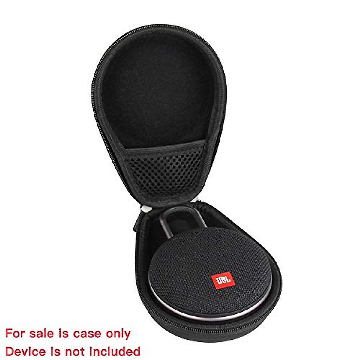 Hermitshell Travel Case Fits JBL Clip 3 Portable Waterproof Wireless Bluetooth Speaker (Black)