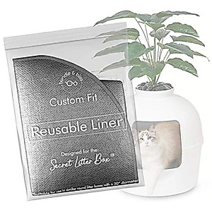 Reusable Liners (3-Pack), Compatible with the Secret Litter Box, Waterproof, Scratch Resistant and Leak Proof