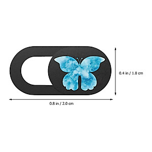 SOLUSTRE 9pcs Lens Cover Webcam Cover Cover Computer Tablet Cam Cover Limpiador De Tablet Privacy Cover Slide Heart-shaped Laptop Lens Cap Slideshow Slider Abs