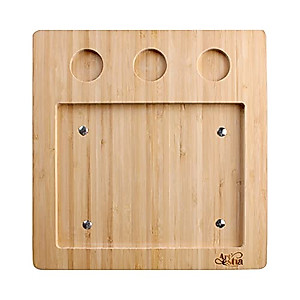 Artestia Sizzling Hot Stone, Trays for Eating,Deluxe Tabletop Barbecue/BBQ/Hibachi/Steak Grill,Bamboo Serving Tray,(Set only Without Stones)