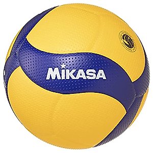 MIKASA V300W Volleyball, Blue, 5