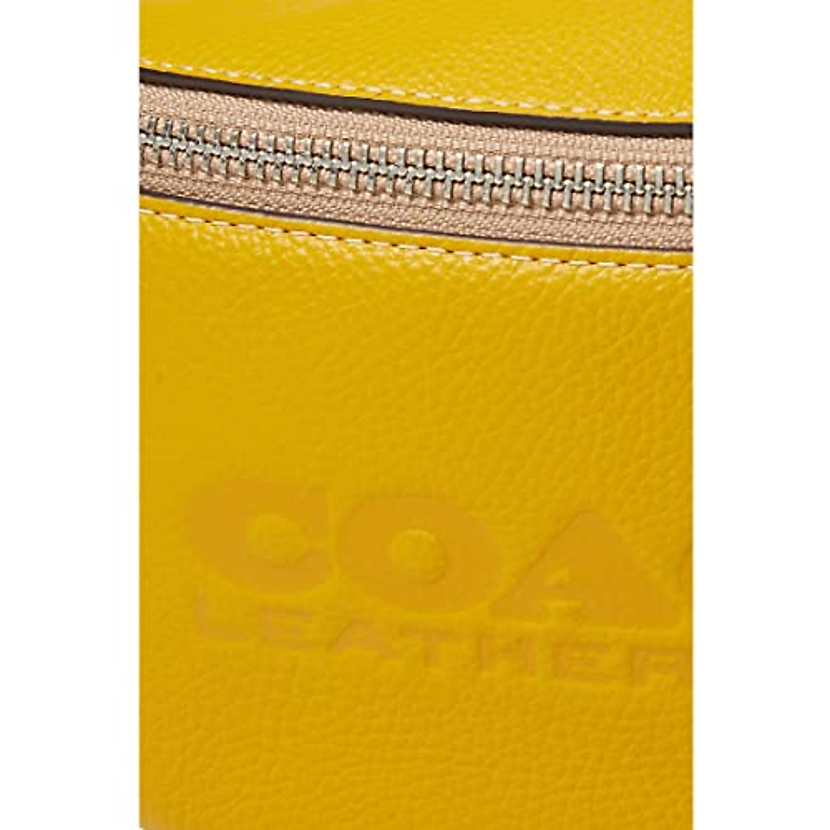 COACH Charter Belt Bag 7 in Pebble Leather Yellow Gold One Size