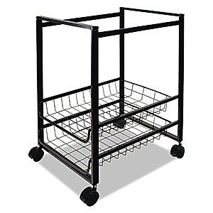 Advantus Mobile File Cart with Sliding Baskets