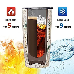 Futtumy Gifts for Grandma - Grandma Christmas Mothers Day Gifts from Grandchildren - Best Nana Ever Travel Tumbler - Best Grandma Mom Nana Gigi Gifts for Birthday - Grandma Bear Insulated Tumbler 20Oz