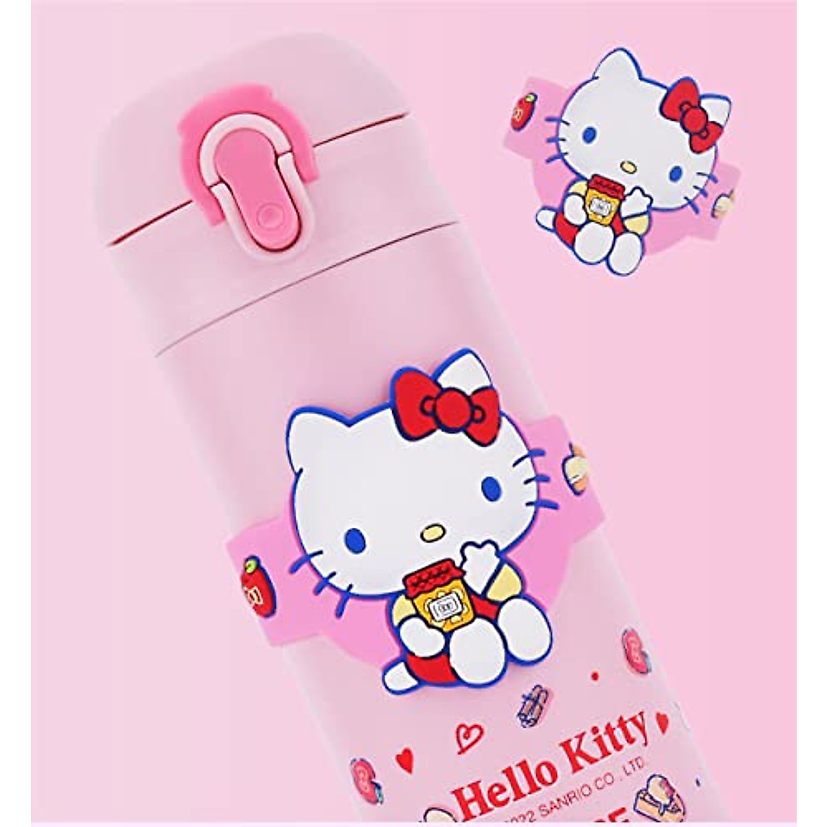 Hello Kitty Stainless Steel Insulated Water Bottle 350ml - Pink