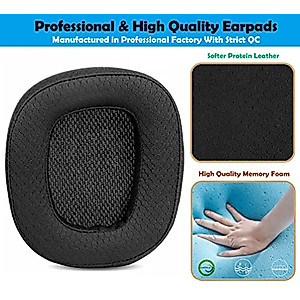 DowiTech Noise Isolation Headset Ear Cushions Replacement Ear Pads Headphone Earpads Compatible with Logitech G935 G933 G633 G533 G233 Wireless Gaming Headphone
