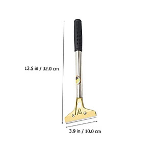 SEWOART Cleaning Blade Paint Squeegee Sticker Remover Marble Scraper Sticker Scraper Tools Grout Cleaning Tool Cleaning Scraper Spackle for Drywall Putty Shovel Grout Tool Aluminum Alloy