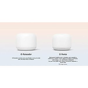 Google Nest WiFi Router 3 Pack ( One Router & Two extenders) 2ndGEneration 4x4 AC2200 Mesh Wi-Fi Routers with 6600 Sq Ft Coverage (Renewed)