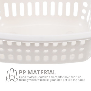 Ipetboom 2Pcs Hamster Hanging Bed, Hamster Hammock Hanging Basket Rat Toys Rat Cage Accessories Sugar Glider Hanging Basket Bed for Small Animals, 20.5x27.5x17cm